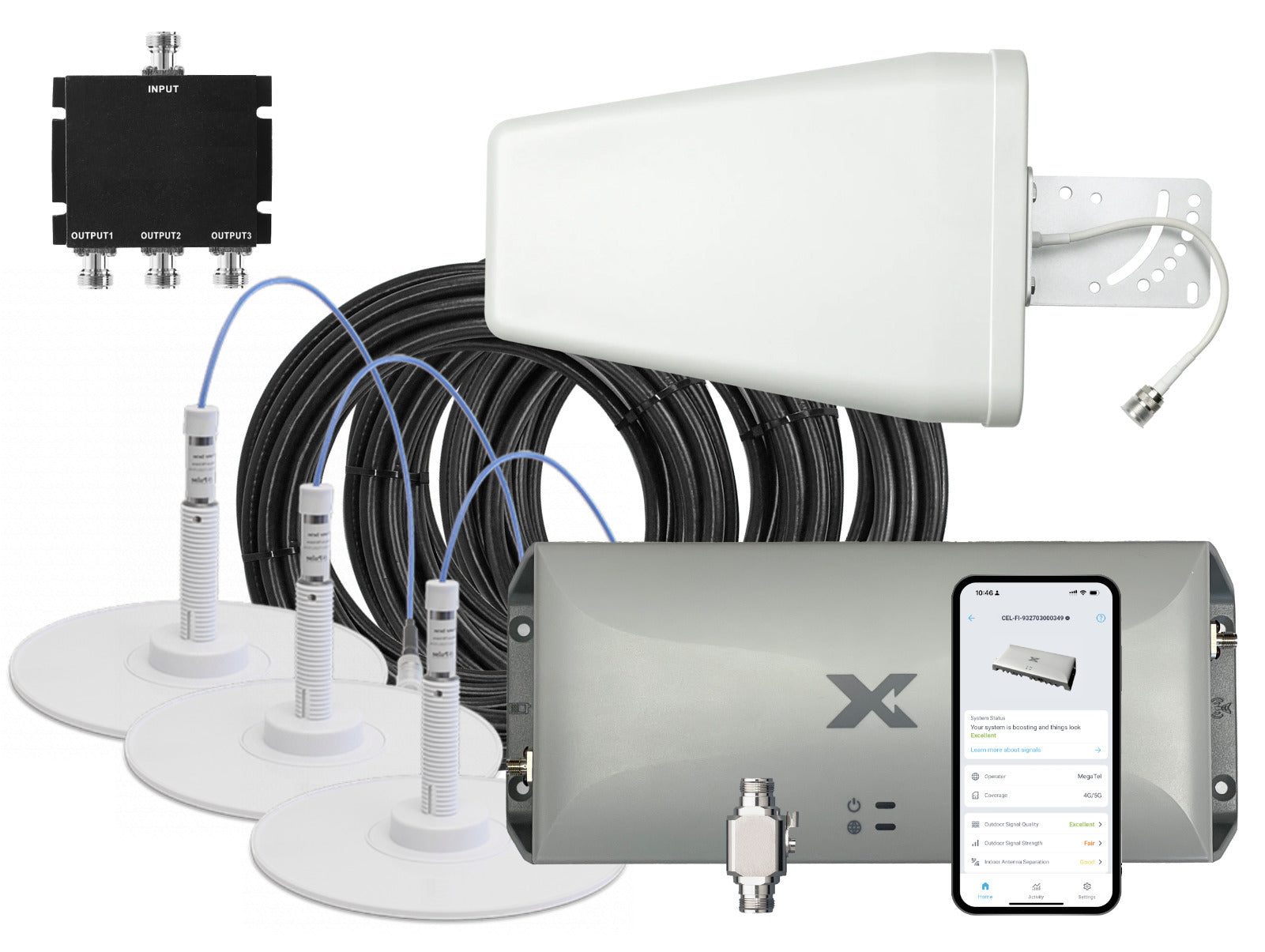 Nextivity CEL-FI GO G41 100 dB Cell Phone Booster for Home & Office ...