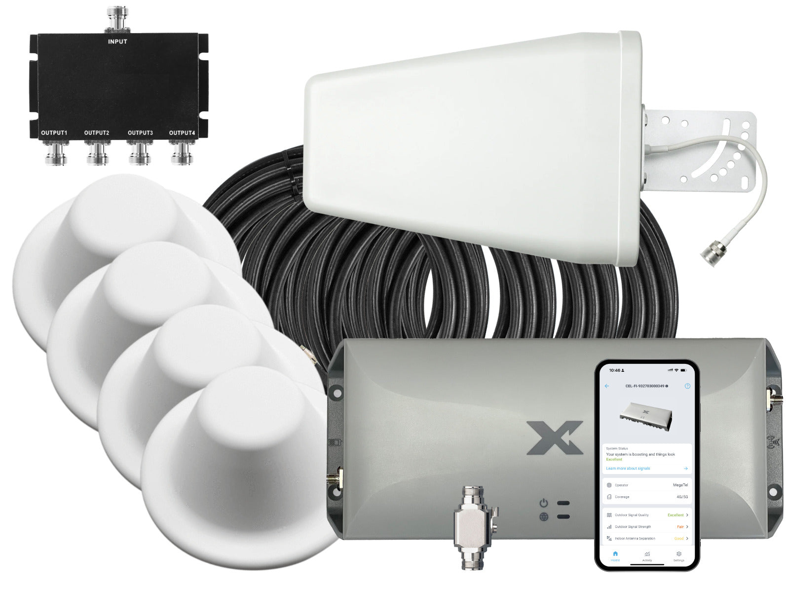 Nextivity CEL-FI GO G41 100 dB Cell Phone Booster for Home & Office ...