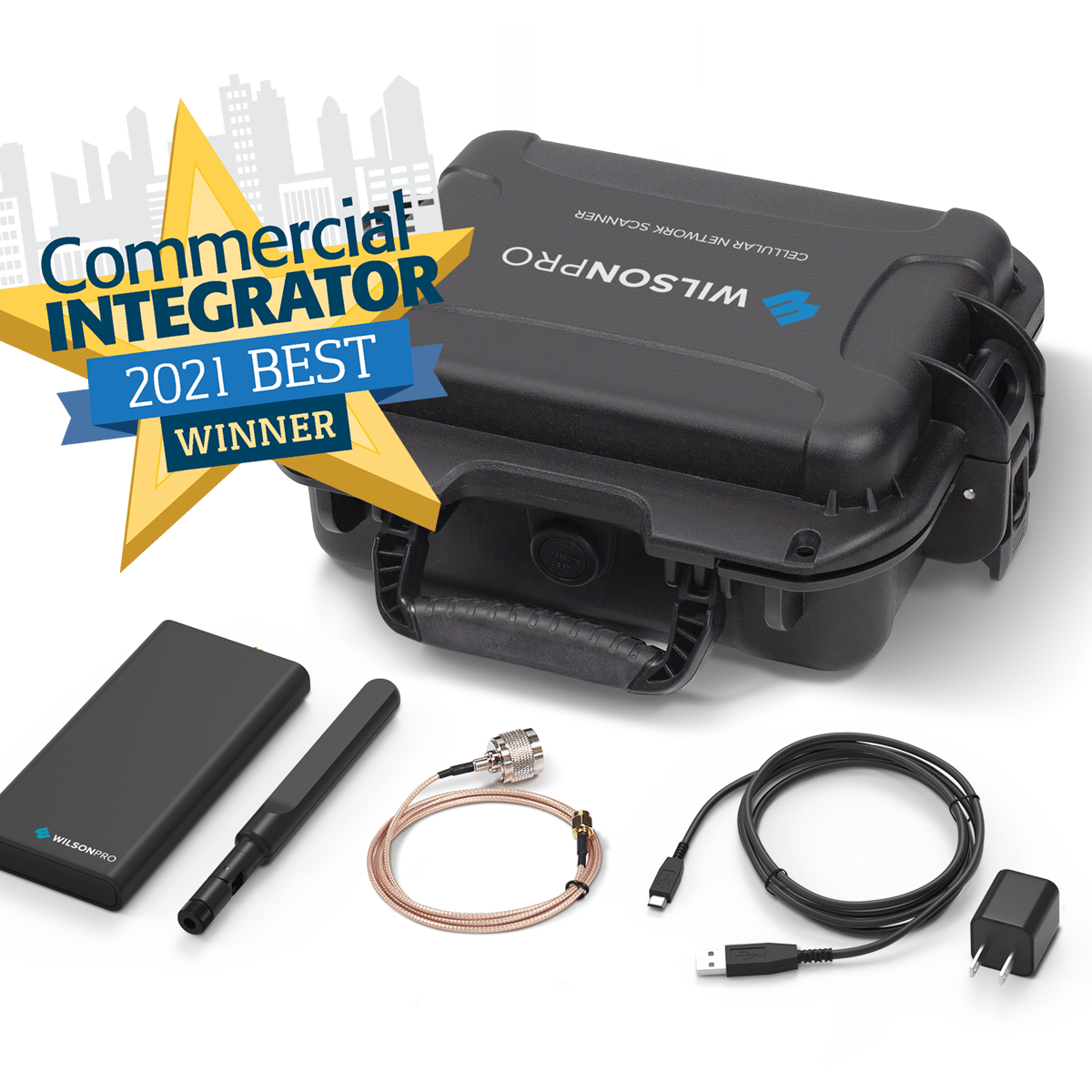 WilsonPro 4G Cellular Network Scanner with Hard Case | 910055 [Discont ...