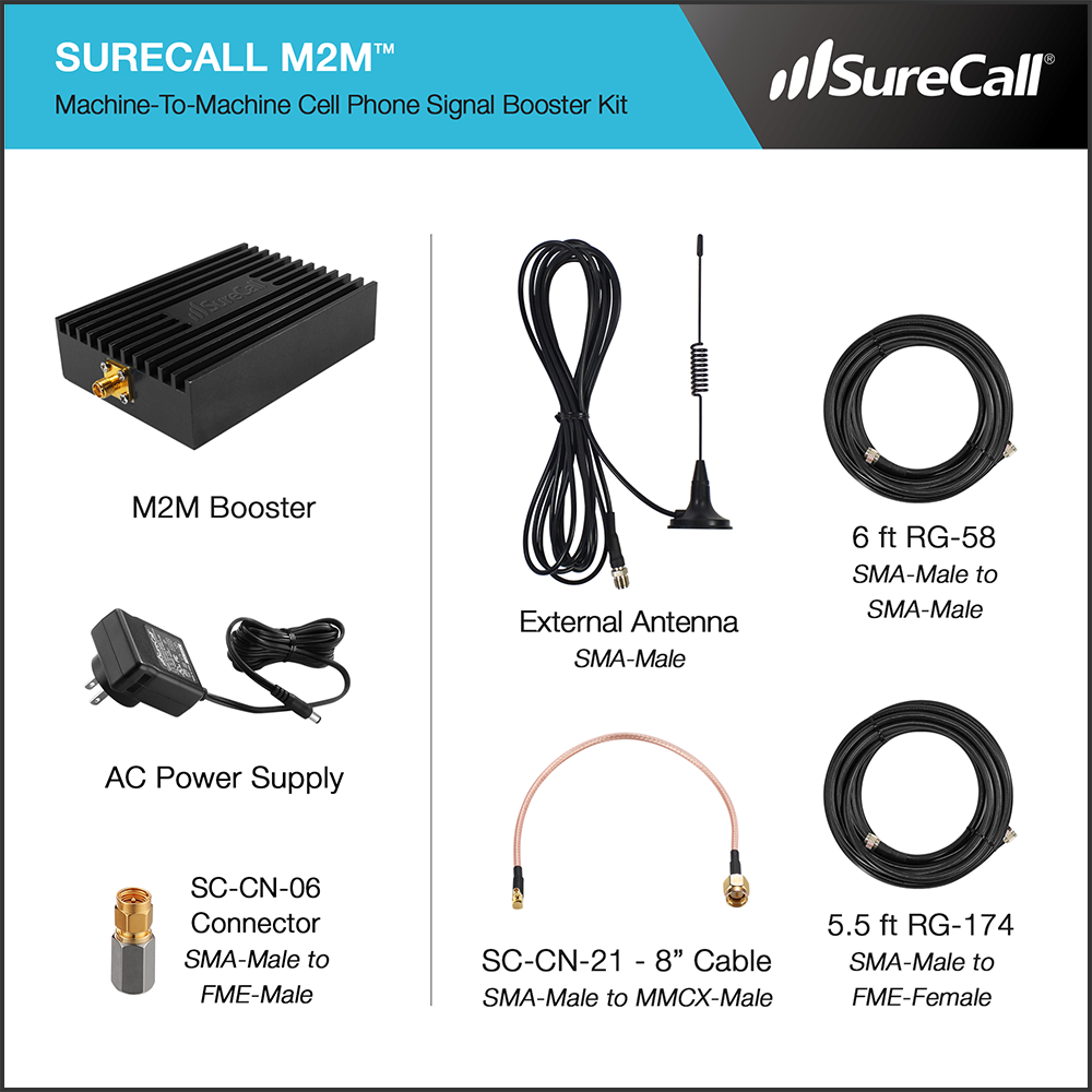 SureCall 4G LTE M2M Signal Booster – UberSignal